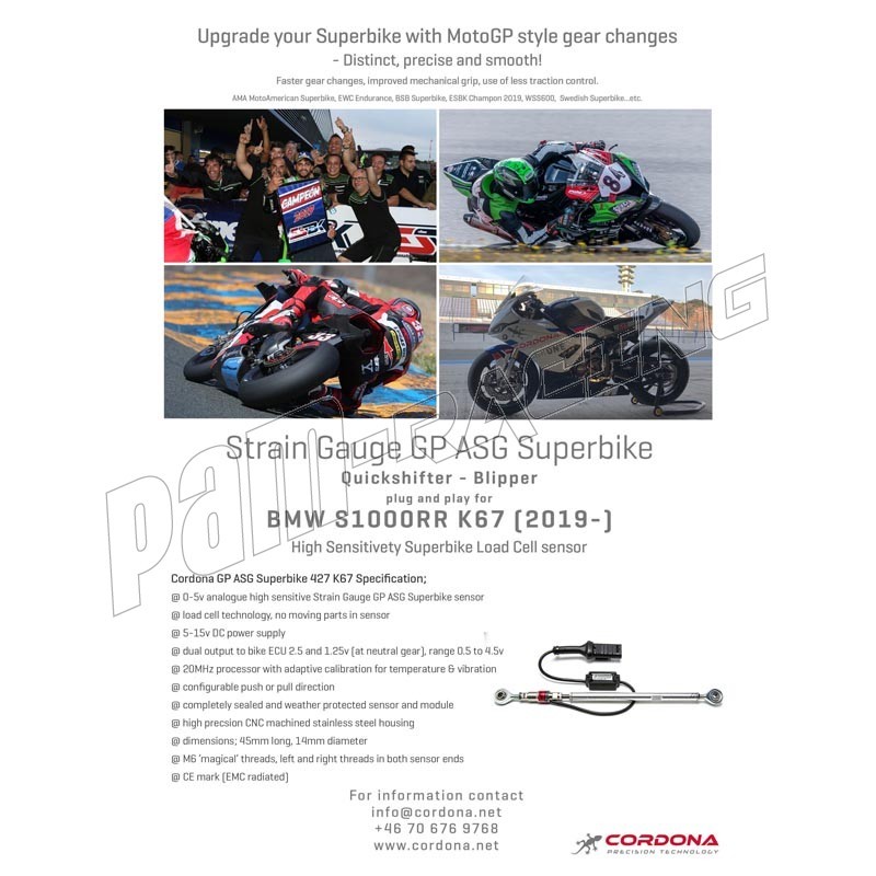 Shifter Blipper Plug and Play CORDONA S1000RR 2019-2024, S1000XR 2015 ...